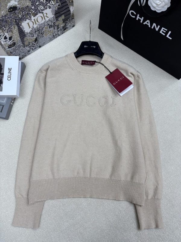 Gucci 26 Early Spring New Knit Round Neck Pullover – Flower Bags