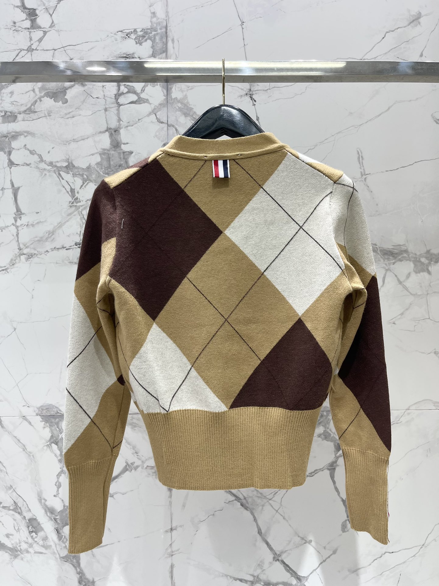 Thom Browne 26 Early Spring New British Check Cardigan – Flower Bags