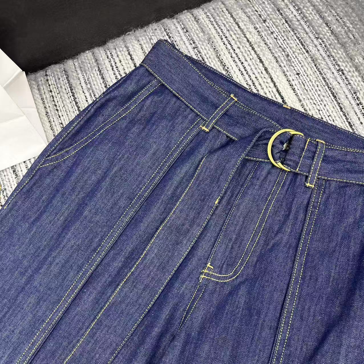 Loewe 26 Early Spring Series Wide Leg Jeans – Flower Bags